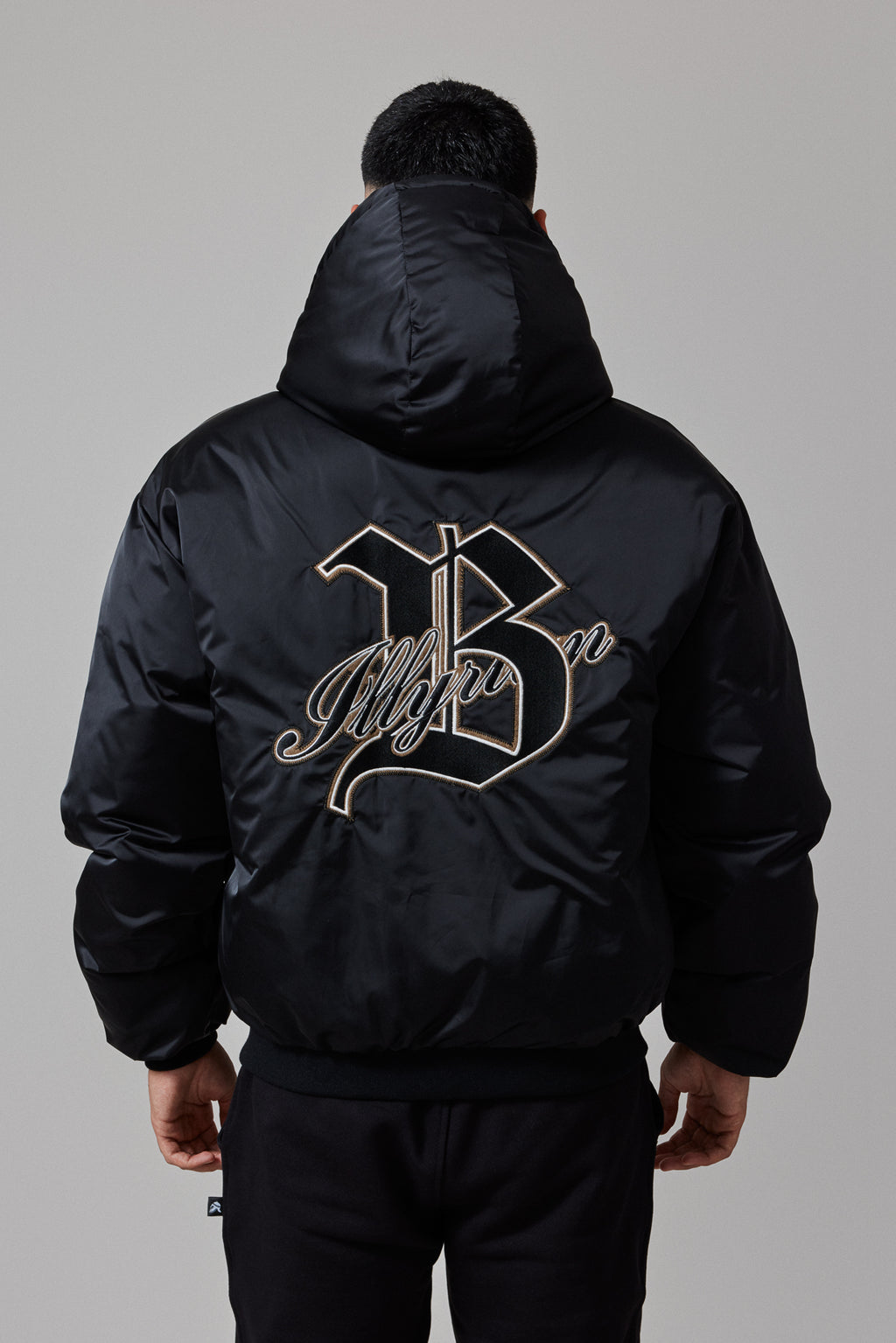 Hooded Bomber Jacket - Black – Illyrian Bloodline